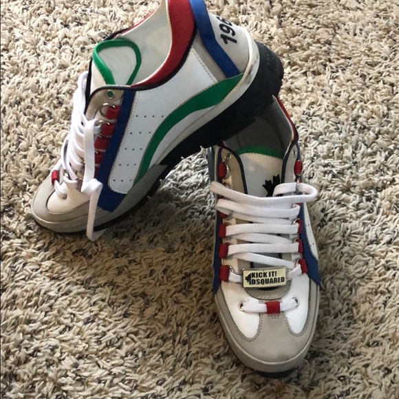 DSQUARED | Shoes | Leather Sneakers | Poshmark